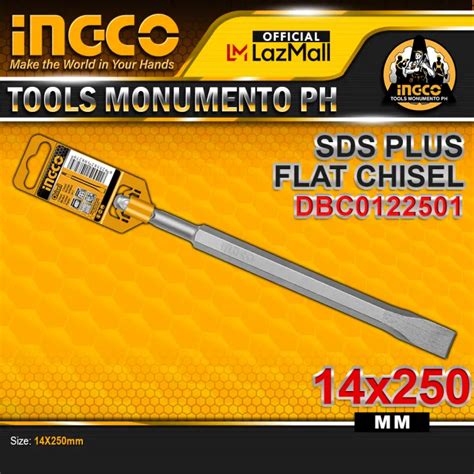 Ingco 14x250mm Sds Plus Flat Chisel Dbc0122501 Lazada Ph