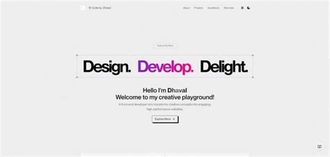 Portfoliolaunch Frontenddevelopment React Nextjs Tailwindcss Dhaval Prajapati