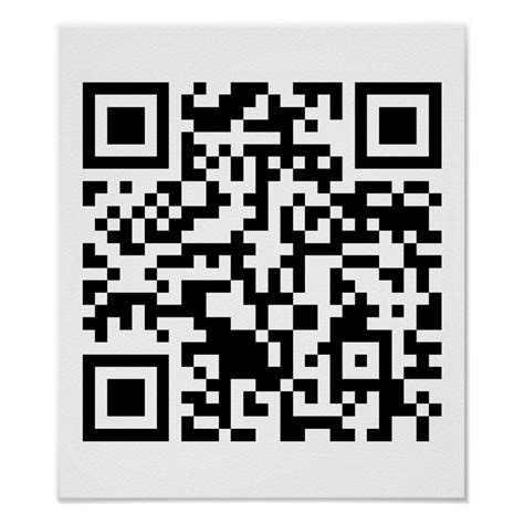 Rick Roll Qr Code Rickrolled Poster Zazzle Rick Rolled Cops Humor