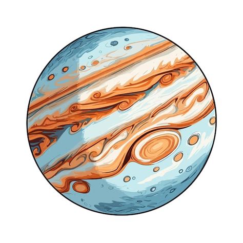 Aggregate 146 Jupiter Drawing With Color Vn
