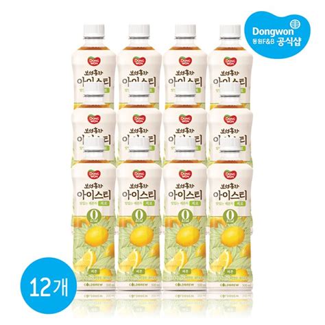 [동원] 보성홍차 제로칼로리 아이스티 레몬맛500ml X 12개 홈플러스 택배배송