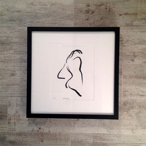 Abstract Nude Black And White Art Minimalist Ink Nudes Modern Art