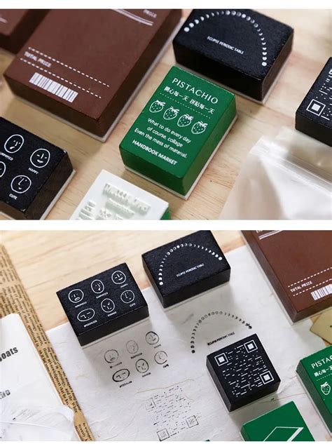 Винтажные функциональные серии деревянные и резиновые штампы пуля журнал поставок штампы для