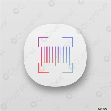 Traditional Barcode App Icon Stock Vector 3853540 Crushpixel