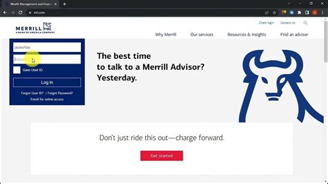 Merrill Login Reset Merrill Lynch Password Youtube