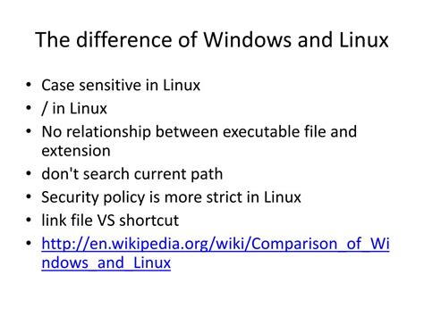 ppt windows batch vs linux shell powerpoint presentation free download id 5725128