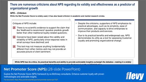 Net Promoter Score Nps Ppt Slide Deck