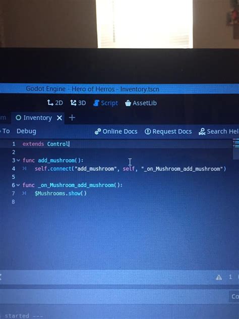 I Am Having Trouble Emitting A Custom Signal Any Help Would Be Welcomed Rgodot