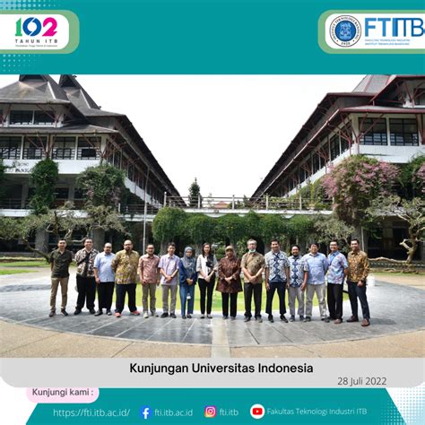 Kerjasama Fti Itb Bulan Juli 2022 Fakultas Teknologi Industri