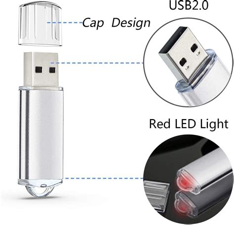USB Stick GB Pack Bulk Flash Drives Metal Mini USB Memory