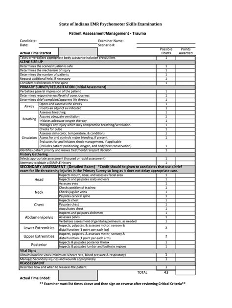 Printable Emt Study Guide