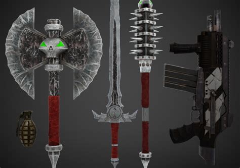 EQUIPMENT WEAPON SPAWN CGTrader