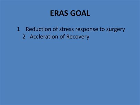 Eras Protocol 3 Pptx Healthcare Industry Industries