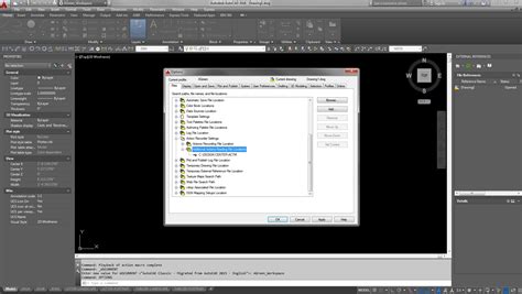 Action Macros Not Loading In Autocad Classic Workspace Autodesk Community