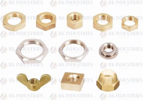 Brass Nuts For Automobile Fittings At Best Price In Jamnagar Id 7990384