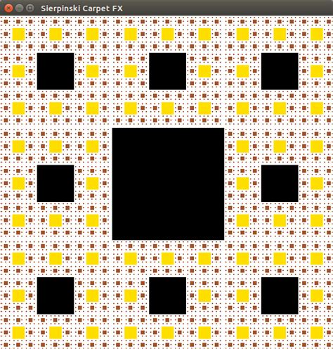 GitHub Mhrimaz SierpinskiCarpetFX Sierpinski Carpet Using JavaFX