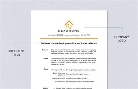 Process Document Template In Word PDF Google Docs Download