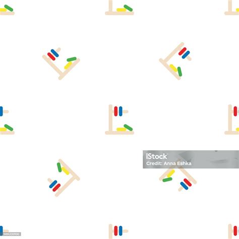 어린이 게임을위한 나무 장난감 몬테소리 주제와 아기 원활한 패턴 미취학 아동을위한 교육 논리 장난감 유아 발달을위한 몬테소리 시스템 0명에 대한 스톡 벡터 아트 및 기타