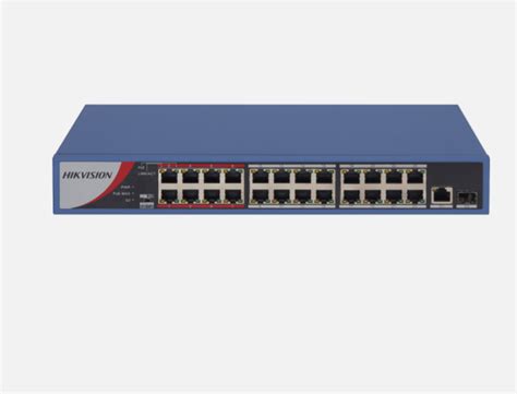 Hikvision 24 Port Fast Ethernet Unmanaged Poe Switch Lan Capable Blue At ₹ 12540 Piece In New