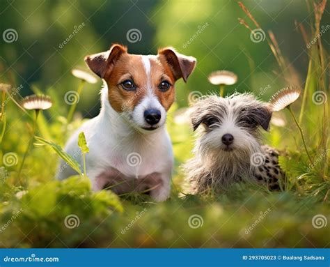 Ai Generated Illustration Wildlife Concept Of Parson Jack Russell