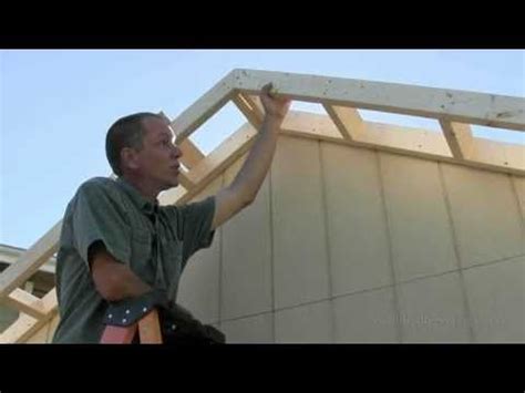 How To Build A Shed Video Of Build Install Soffit Ladders
