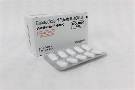 Cholecalciferol Chewable Tablets Usp 60 000iu Cholecalciferol Vitamin D3 Tablets
