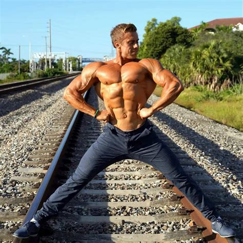 This Man Means Business With His Hard Muscles Gleaming In The Sun