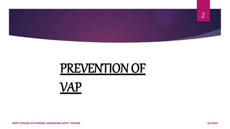 6 Prevention Of Vap And Treatment Pptx
