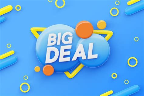 판매 배경의 3d 렌더링 무료 Psd 파일