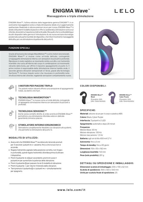 Enigma Wave Black Lelo Shutup Store