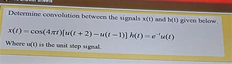 Solved A Triangular Pulse T In The Fig B As The Chegg