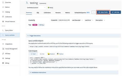 query lambdas