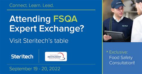 Steritech On Linkedin Steritech Will Be At The National Restaurant Association Food Safety