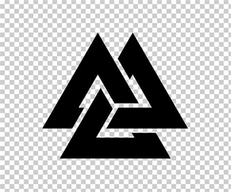 Valknut Odin Norse Mythology Symbol Runes PNG Clipart Angle Area