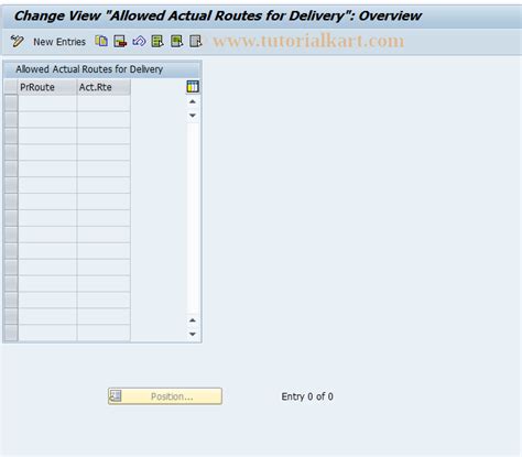 OVLR SAP Tcode C SD Tab TROAL