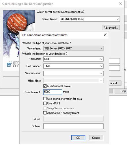 Openlink Sql Server Odbc Driver Multi Subnet Failover Support Open