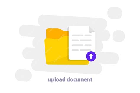 premium vector upload document uploading file flat icon share or send