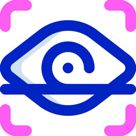 Iris Recognition Super Basic Orbit Color Icon