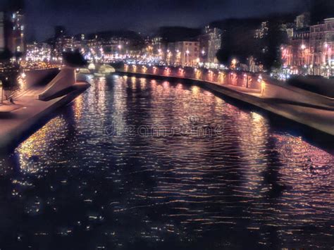 Seine At Night In Paris Stock Image Image Of Northwest 293672651