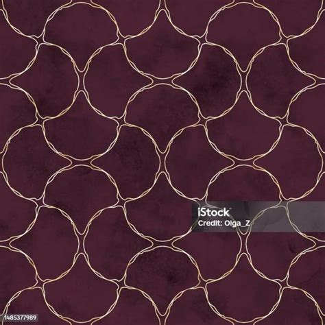 아르 데코 스타일 추상 바다 조개 기하학적 형태 원활한 패턴 검은색에 대한 스톡 벡터 아트 및 기타 이미지 검은색 고풍스런 금색 Istock