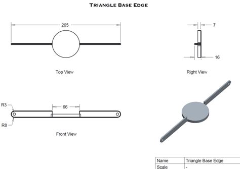 Triangle Base Edge Basic Dimensions Download Scientific Diagram
