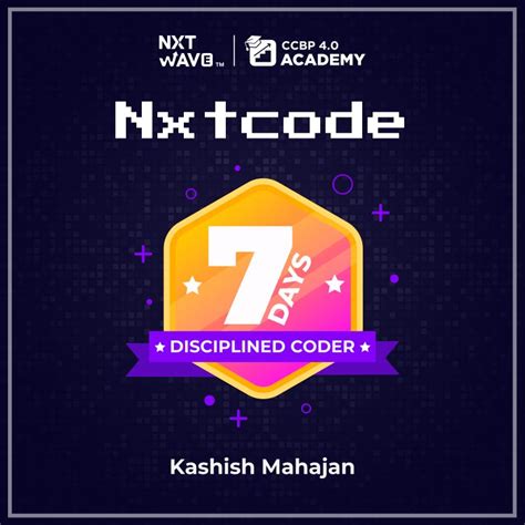 Kashish Mahajan On Linkedin Aprilcodechallenge Nxtwave Fullstackdeveloper 21days