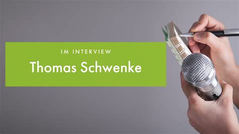 Im Interview Dr Thomas Schwenke Youtube