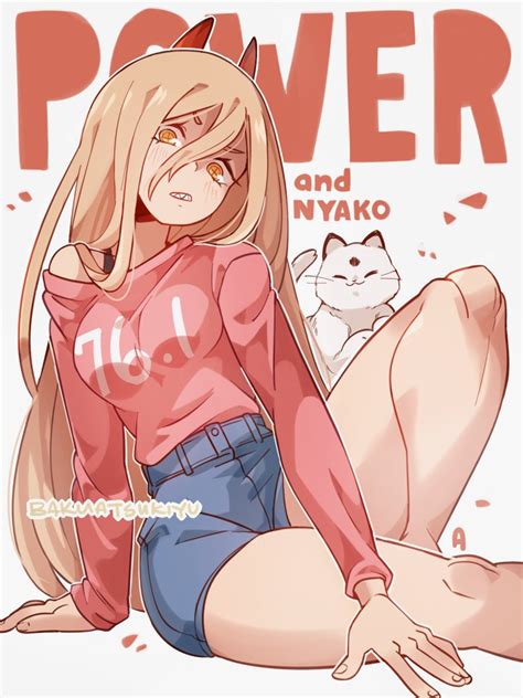 Power And Meowy Chainsaw Man Drawn By Bakuatsukiyu Danbooru
