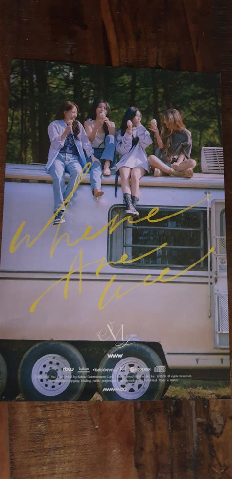 Mamamoo Waw Official Poster Gaja