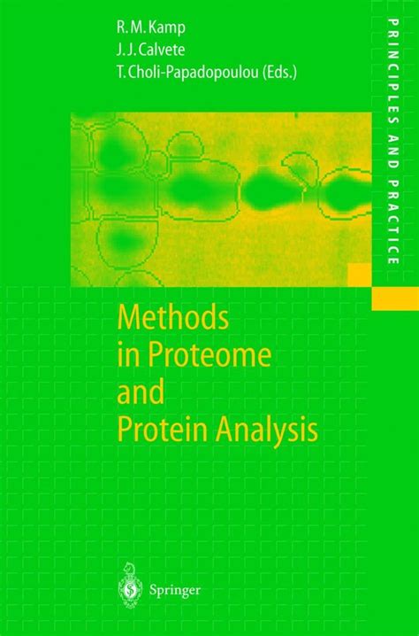 Methods In Proteome And Protein Analysis Nhbs Academic And Professional Books