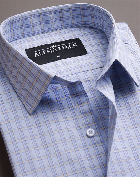 Classic Blue Checkered The Alpha Male Classic Blue Checkered The Alpha Male
