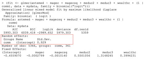 Logistic Reduced Random Effect Variance By Adding More Covariates Cross Validated