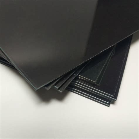 Smooth Black Abs Plastic Sheet 24 X 48 Diy Material Etsy