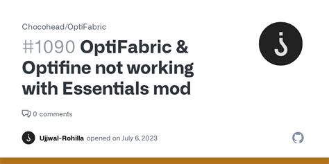 Optifabric And Optifine Not Working With Essentials Mod · Issue 1090